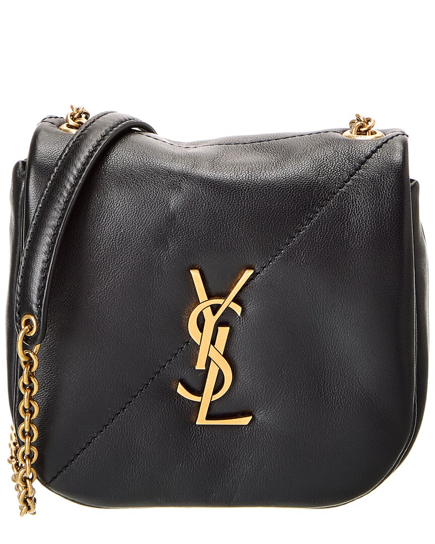 Saint Laurent Nano Jamie Leather Shoulder Bag In Black | ModeSens