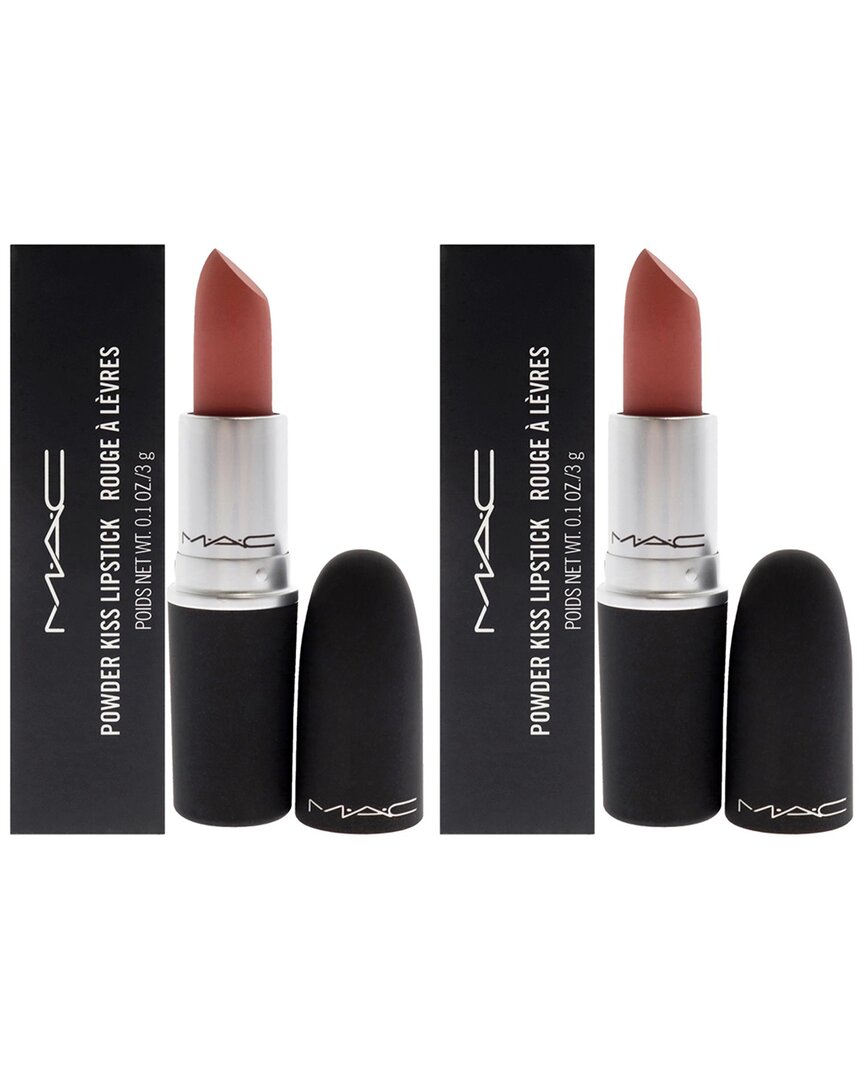 Mac M·a·c Cosmetics 0.1oz Powder Kiss Lipstick - 314 Mull It Over ...