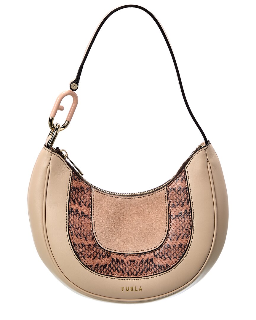 Furla Primavera Small Leather Shoulder Bag In Pink | ModeSens