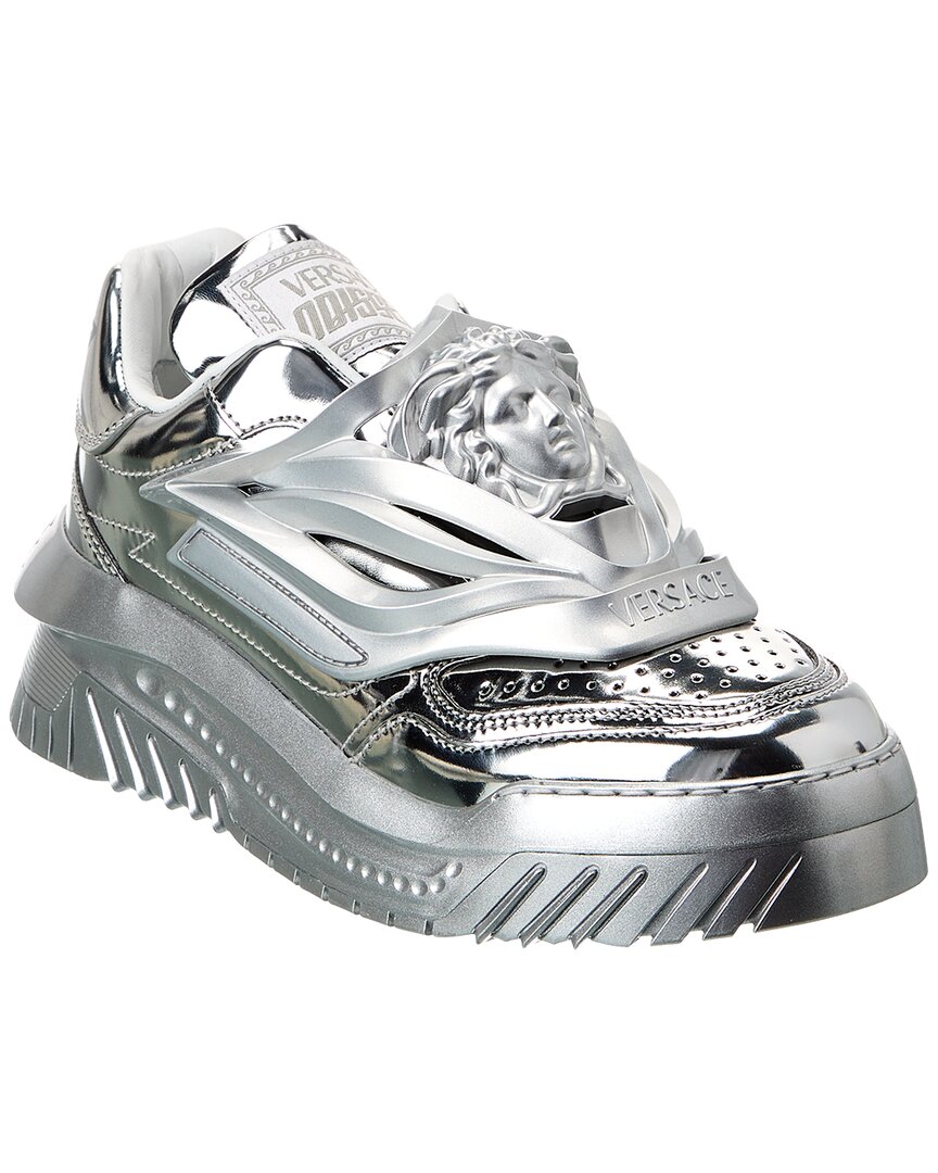 Versace Odissea Sneaker In Silver | ModeSens