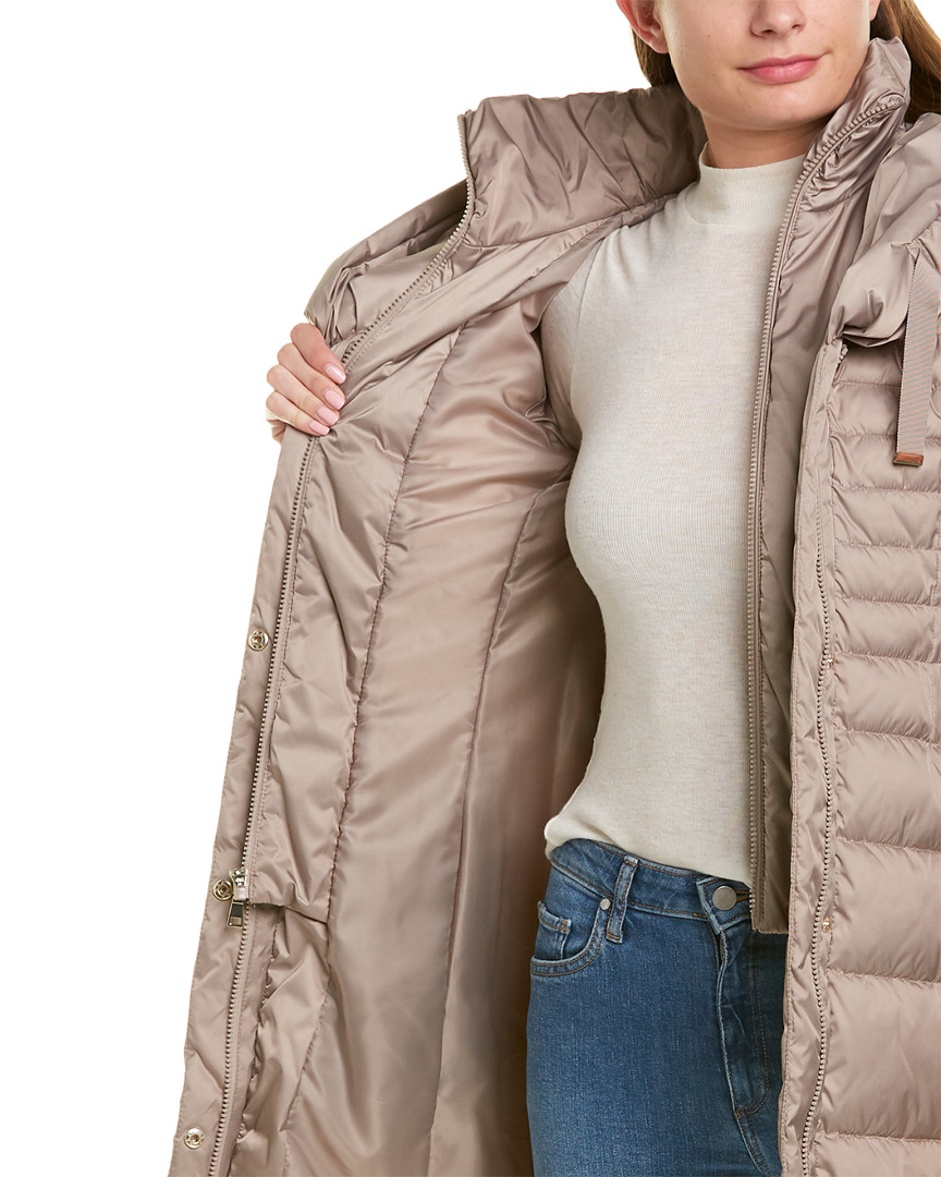 Today's Fix Tahari Casey Long Puffer Coat Black Women's 1411206411 | eBay