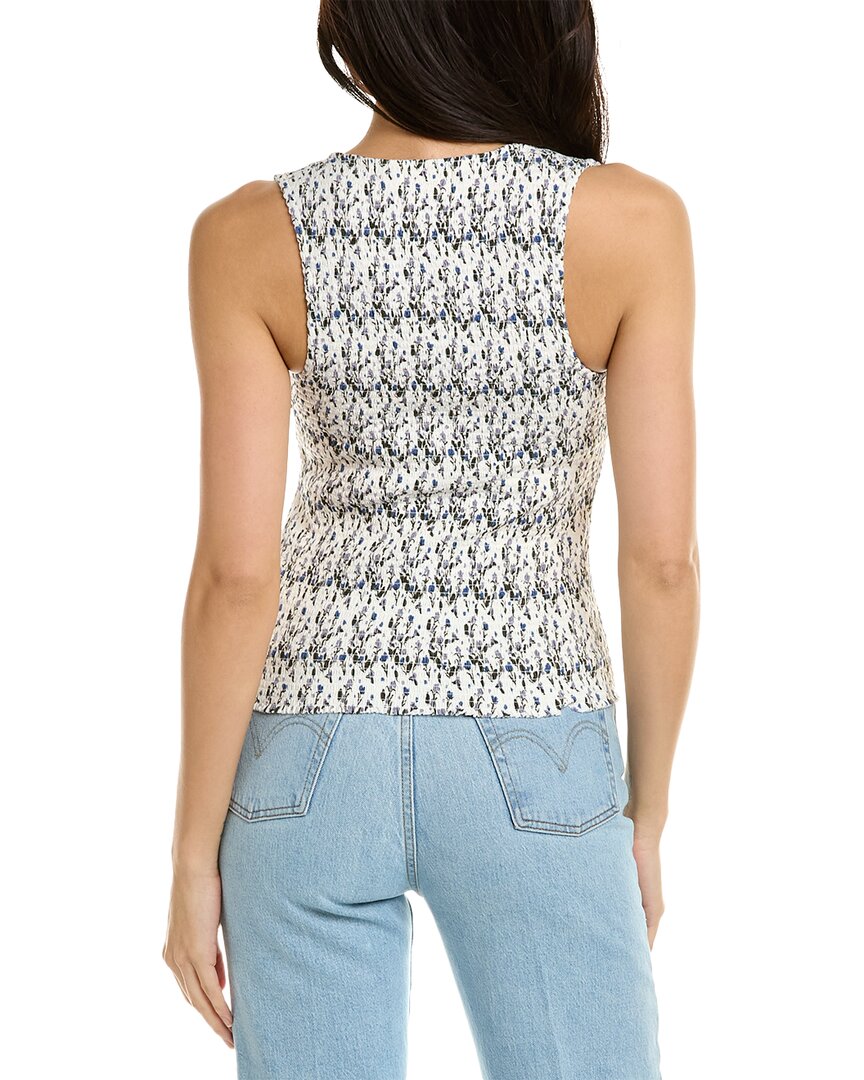 Nation Ltd Bella Smocked Tank In White | ModeSens