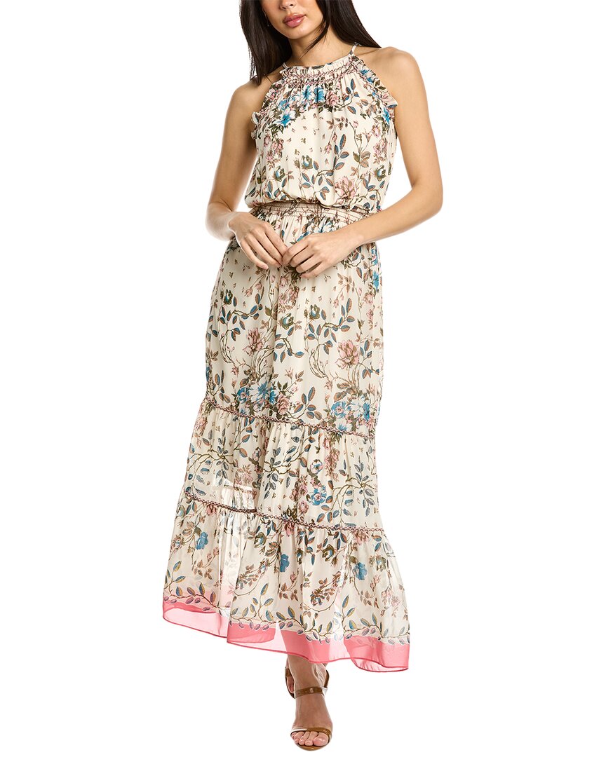 Max Studio Embroidered Maxi Dress | ModeSens