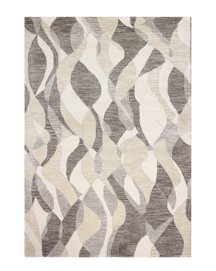 Bashian Rugs Bashian Ratna W/artsilk Contemporary Wool-blend Rug In ...