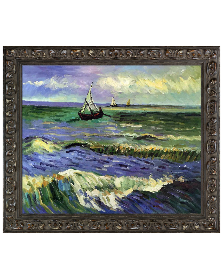 Museum Masters Seascape At Saintes Maries By Vincent Van Gogh Oil ...