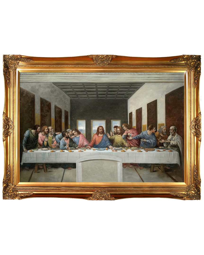 Overstock Art The Last Supper Oil Reproduction By Leonardo Da Vinci ...