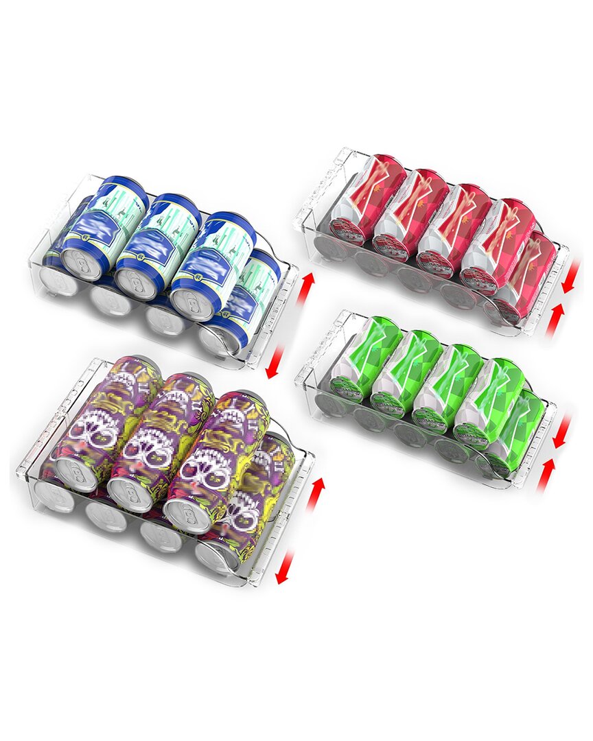 Fresh Fab Finds 4pc Soda Can Organizers In Transparent | ModeSens