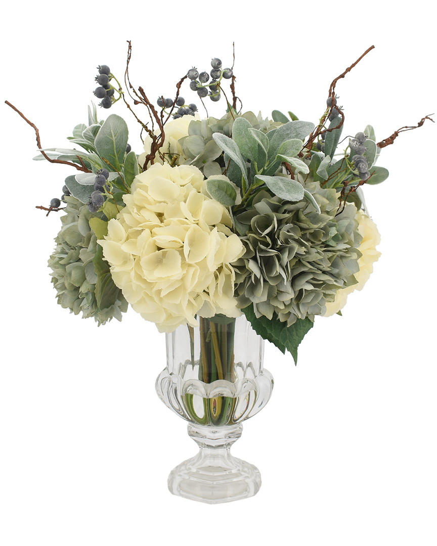 Creative Displays Dnu Inactive Teal & Cream Hydrangea And Lambs Ear ...