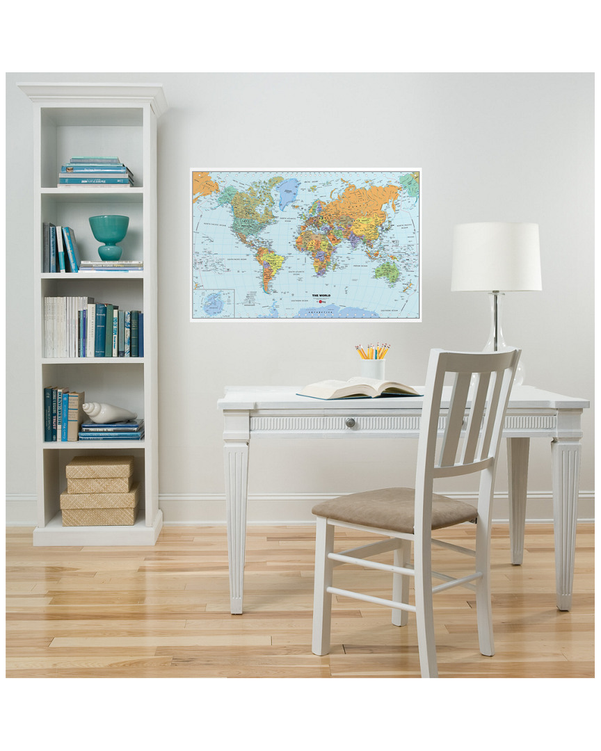 Wall Pops Wallpops World Dry Erase Map Decal | ModeSens