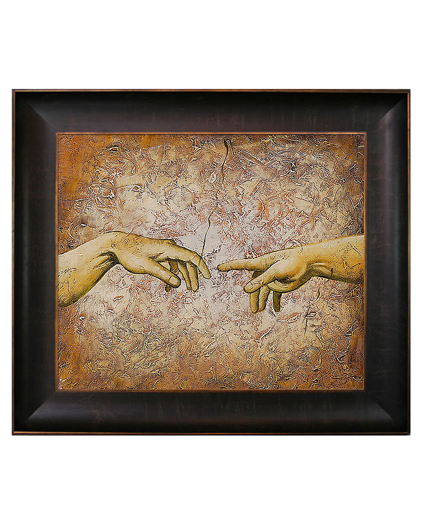 Museum Masters Hand-painted Creation Of Adam (interpretation) By ...