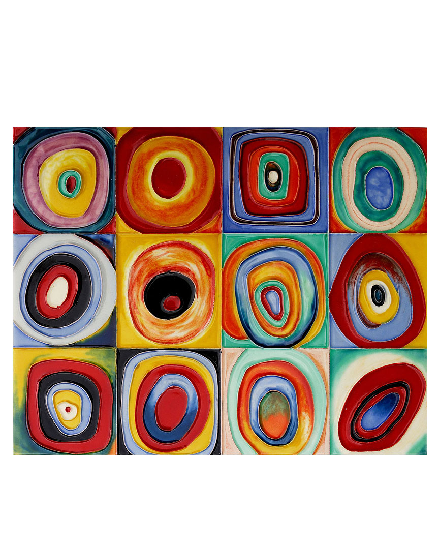 Museum Masters Farbstudie Quadrate By Wassily Kandinsky In Multicolor | ModeSens