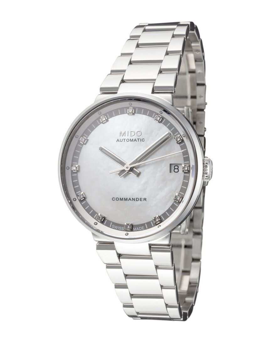 Mido Women's Commander Ii Watch | ModeSens