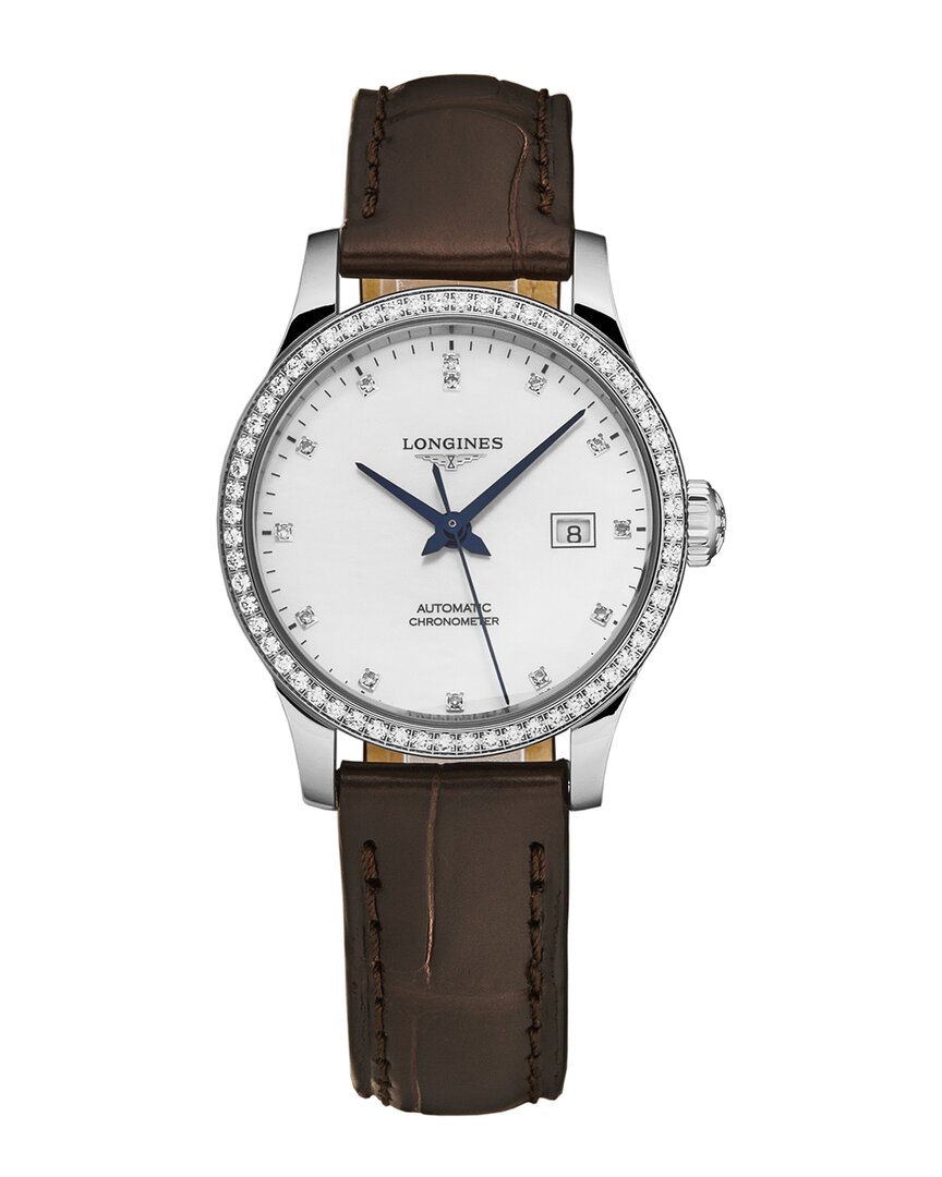 Longines Women's Record Diamond Watch | ModeSens