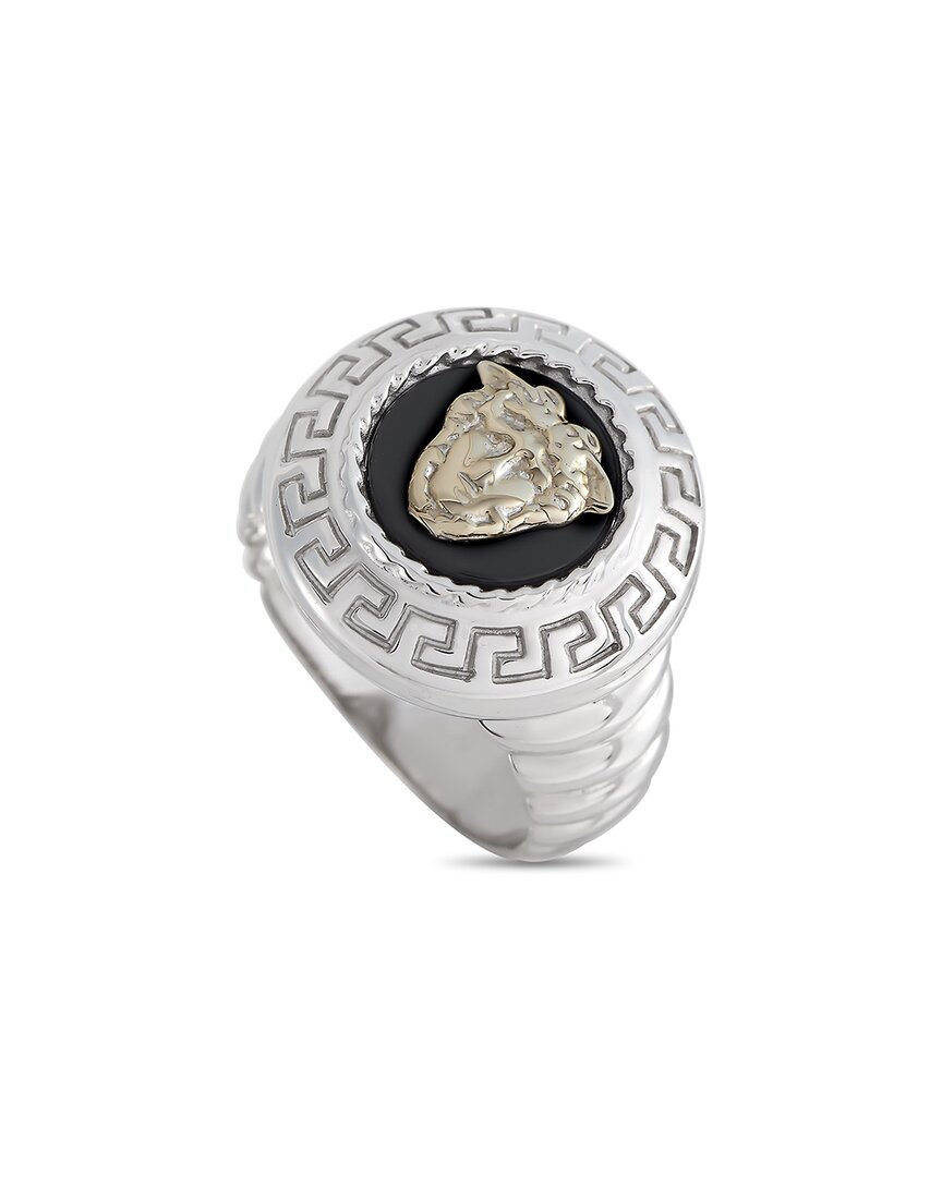 Heritage Versace Versace 18k Onyx Ring | ModeSens