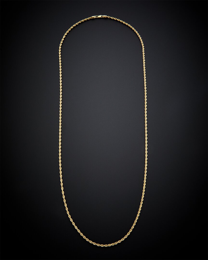 Italian Gold 14k Rope Chain Necklace | ModeSens