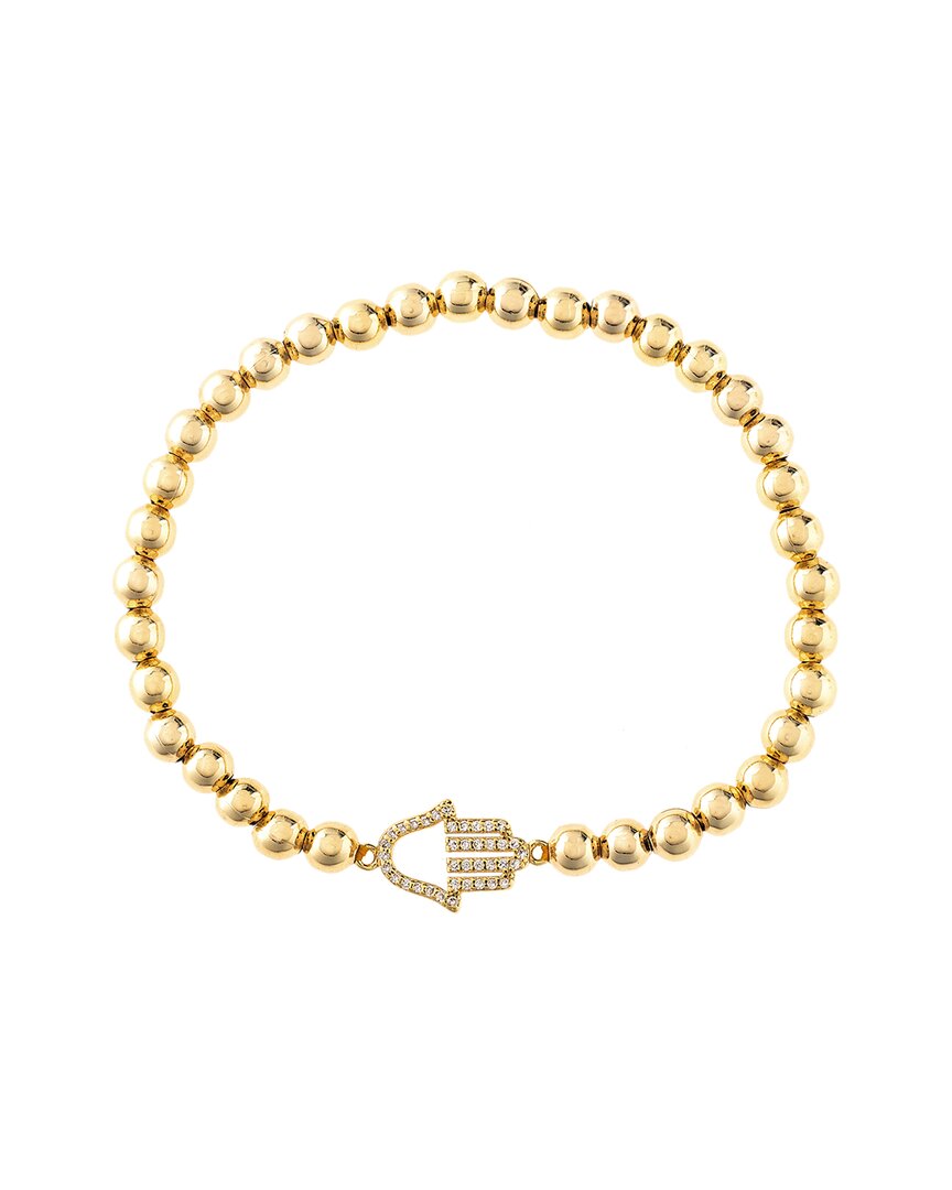 Rivka Friedman 18k Plated Cz Bracelet In Gold | ModeSens