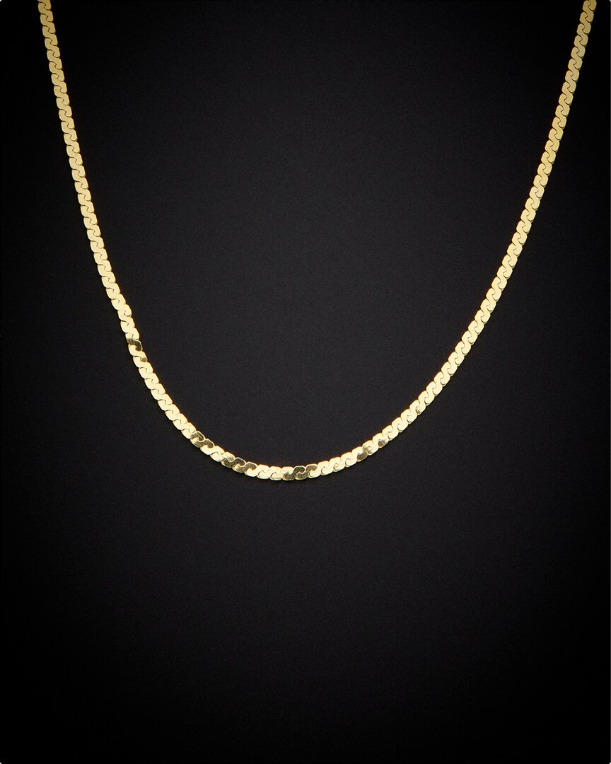 Italian Gold 14k 2mm Serpentine Chain Necklace | ModeSens
