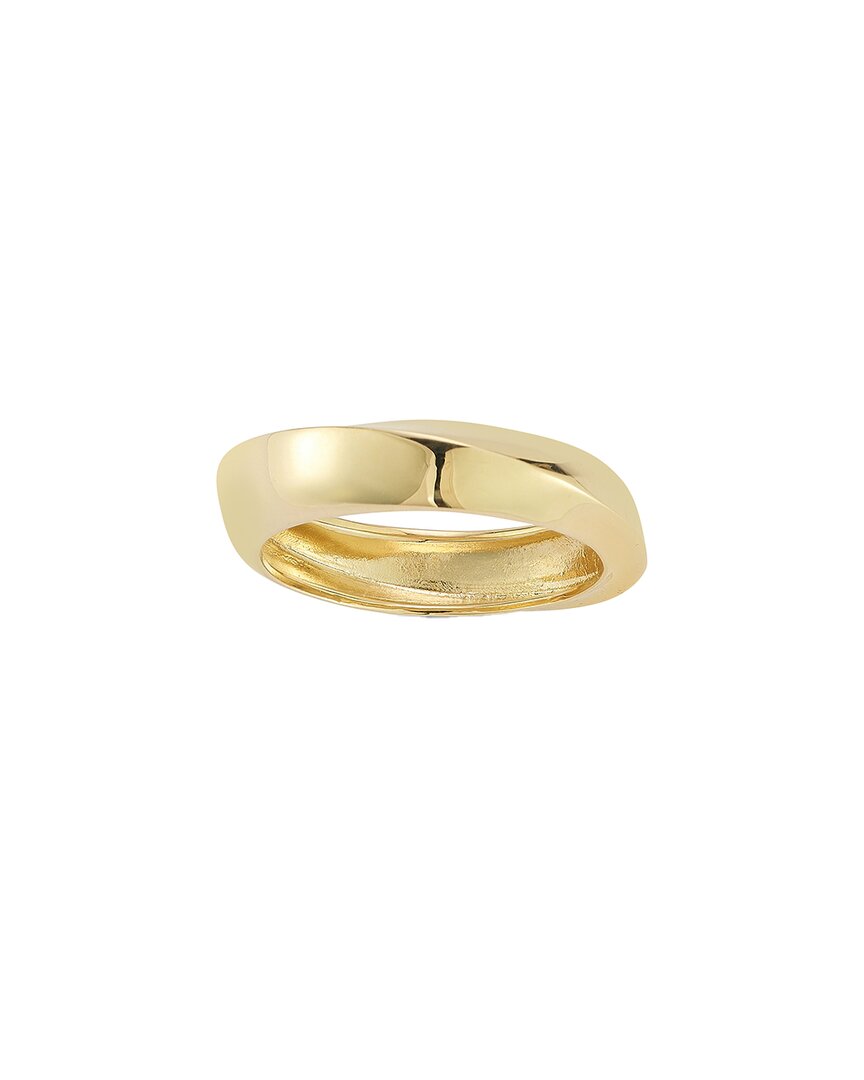 Italian Gold 14k Bold Wave Ring | ModeSens